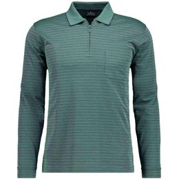 Poloshirt Ragman, Herren, Gr. L, moosgrün, 318, Baumwollmischung, regular fit, ohne Ausschnitt, Shirts