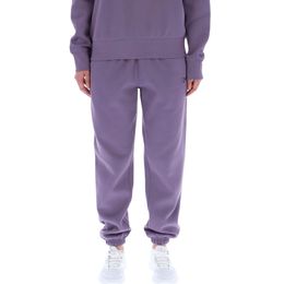 Jogginghose Reebok "AMANDA ELASTICATED JOGGER", Damen, Gr. XL, N-Gr, lila fusion, Obermaterial: 60% Baumwolle, 40% Polyester, Hosen