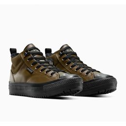 Sneakerboots Converse "CHUCK TAYLOR ALL STAR MALDEN STREET BOOT", Damen, Gr. 40, surplus olive, schwarz, light field surplus, Synthetik, Schuhe, Winterschuhe, Schnürboots, gefüttert, wasserabweisend
