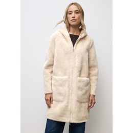 Wollmantel Street One, Damen, Gr. 40, pastel sand, Obermaterial: 100% Polyester; Futter: 100% Polyester, unifarben, comfort fit normal, ohne Ausschnitt, normaler Saum, Mäntel