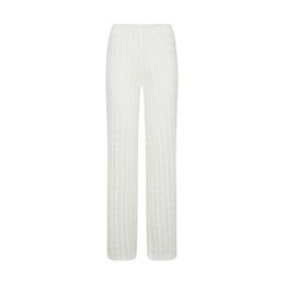 Chinohose Levete Room "Levete Room Trousers LR-LAICA 3", Damen, Gr. L, Normalgrößen, l101, star weiß, Obermaterial: 99% Polyester, 1% Elasthan, Hosen