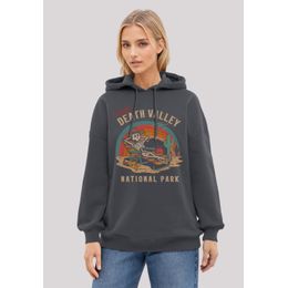 Kapuzenpullover F4NT4STIC "US National Parks Visit Death Valley", Damen, Gr. L, off schwarz, Obermaterial: 80% Baumwolle, 20% Polyester, oversize, Pullover, Premium Qualität