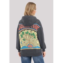 Kapuzenpullover F4NT4STIC "US National Parks Joshua Tree", Damen, Gr. L, off schwarz, Obermaterial: 80% Baumwolle, 20% Polyester, oversize, Pullover, Premium Qualität