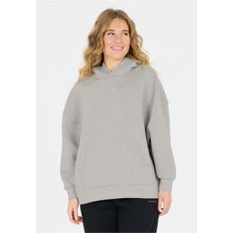 ENDURANCE ATHLECIA Sweatshirt ATHLECIA "Larisa", Damen, Gr. 36, hellgrau, meliert, 68% Polyester, 25% Viskose, 7% Elasthan, unifarben, normal, ohne Ausschnitt, Sweatshirts Sweatshirt, im lockeren Schnitt