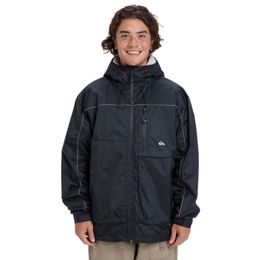 Regenjacke Quiksilver "Full Rig", Herren, Gr. L, schwarz, 100% Nylon, Jacken