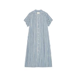 Jerseykleid MOSHI MOSHI MIND "moshi moshi mind Dress June", Damen, Gr. L, Normalgrößen, sea blau, ecru, Obermaterial: 100% Baumwolle, Kleider