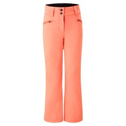 Skihose Ziener "ALIN-Z pants junior", Kinder, Gr. 116, EURO-Größen, vibrant peach tex, Obermaterial: 100% Polyester; Futter: 100% Polyamid; Wattierung: 100% Polyester, Hosen