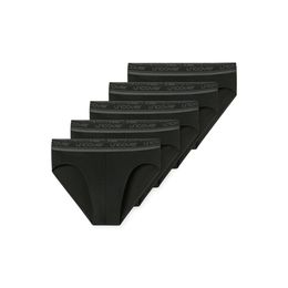 Rioslip uncover by Schiesser "Uncover Cotton", Herren, Gr. L, 000, schwarz, Single Jersey, Obermaterial: 95% Baumwolle, 5% Elasthan, körpernah, Unterhosen, ohne Eingriff, Single Jersey, elastisch, Multipack