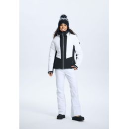 Skijacke Icepeak "Icepeak Jacke Ellinwood", Damen, Gr. 34, weiß, 100% Polyester, Jacken