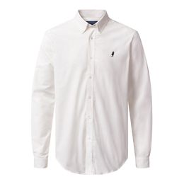 MCS Herren Langarmhemd "MCS Shirt Greg"wei&szlig;, Gr. XXL, Obermaterial: 97% Baumwolle, 3% Elasthan, Hemden