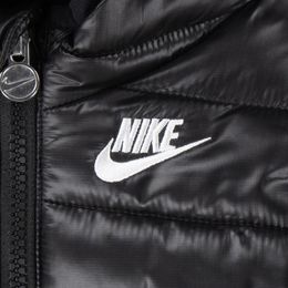 Schneeoverall Nike Sportswear "NKN NIKE SOLID BABY SNOWSUIT", Mädchen, Gr. 56, schwarz, Obermaterial: 100% Polyester, Overalls, für Babys