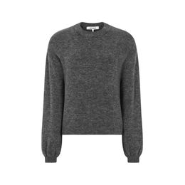 Strickpullover Soft Rebels "Soft Rebels Sweater SRAllison", Damen, Gr. L, 279 dunkelgrau melange, Obermaterial: 50% Nylon, 32% Wolle, 15% Alpaka, 3% Elasthan, Pullover Strickpullover