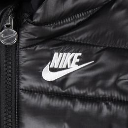 Schneeoverall Nike Sportswear "NKN NIKE SOLID BABY SNOWSUIT", Mädchen, Gr. 62 (3), schwarz, Obermaterial: 100% Polyester, Overalls, für Babys