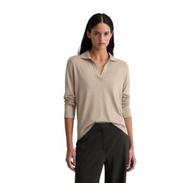Marc O'Polo Blusenshirt MARC O'POLO "aus Viskose-Modal-Mix", Damen, Gr. L, chalky mauve, Obermaterial: 56% Viskose, 37% Modal, 7% Elasthan, unifarben, regular fit, Shirts