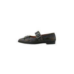 Ca'Shott Ballerina CA'SHOTT "Ca'Shott Ballet flats CASDIANA", Damen, Gr. 37, Normalschaft, braun (distressed braun), Obermaterial: 100% Leder, Schuhe