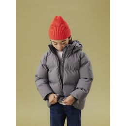 Steppjacke name it "NKMMUSK PUFFER JACKET TB", Jungen, Gr. 134, quiet shade, Web, Obermaterial: 100% Polyester, unifarben, regular fit normal, Jacken