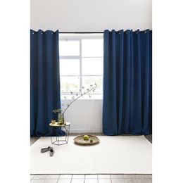 LIFA LIVING &Ouml;senvorhang in Blau - 67% | Gr&ouml;&szlig;e 150x250 cm | Gardinen-vorhaenge