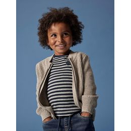 name it Cardigan "Norman" in Hellbraun - 10% | Größe 116 | Kinder-pullover