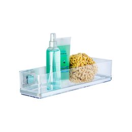 Wenko Duschablage "Vacuum-Loc Quadro" in Transparent - (B)38,5 x (H)8,5 x (T)14,5 cm - 26% | Badezimmer-accessoires