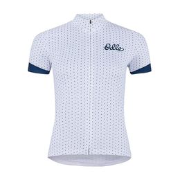 Odlo Fahrradtrikot "Essential" in Weiß - 42% | Größe M | Damen-outdoor-tops-shirts