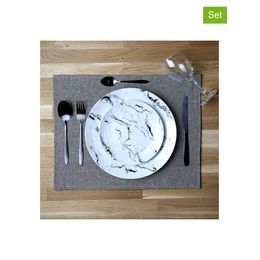 THE HOME DECO FACTORY 2er-Set: Tischsets in Oliv - (B)45 x (H)35 cm - 27% |