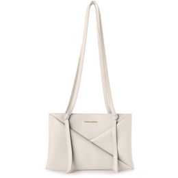 Vince Camuto Schultertasche "Avellino" in Creme - (B)30 x (H)20 x (T)12 cm - 86% | Damen-taschen