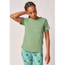 Skiny Pyjama-Oberteil in Grün - 37% | Größe 42 | Damen-loungewear