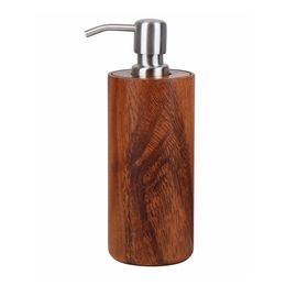 houseproud Seifenspender "Timber Craft" in Braun - (H)20 x Ø 8 cm - 37% | Badezimmer-accessoires