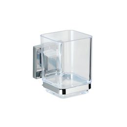 Wenko Edelstahl-Zahnputzbecher "Quadro" - (B)7,5 x (H)10 x (T)10 cm - 11% | Badezimmer-accessoires