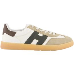 Hogan Low-Top Sneaker - Heren Cool Sneaker Wit/Beige - Gr. UK_7 - in Wei&szlig; - f&uuml;r Damen