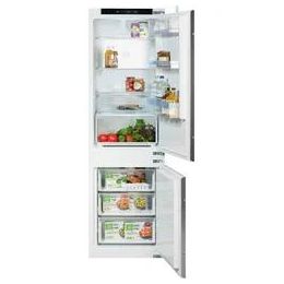 Bosch Einbaukühlgefrierkombination "KIN86VSE0", Standardmodul: E (A-G), silber, Rechtsanschlag, wechselbar, Kühlschränke