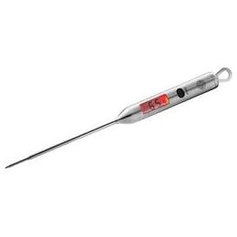 Bratenthermometer Gefu "BBQ", silber (edelstahlfarben), H:23cm, Edelstahl, Temperaturmessgeräte, digital