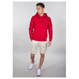 Shorts Alpha Industries "Crew Short", Herren, Gr. 31, Normalgrößen, weiß (jet stream weiß), Obermaterial: 98% Baumwolle, 2% Elastan; Futter: 100% Baumwolle, Hosen