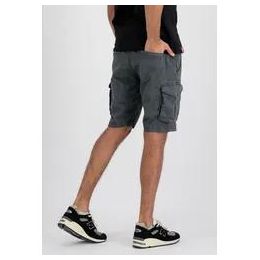 Sweatshorts Alpha Industries "Cotton Twill Jogger Short", Herren, Gr. XL, Normalgrößen, grau (vintage grau), Obermaterial: 98% Baumwolle, 2% Elastan, Hosen