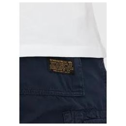 Shorts Alpha Industries "Jet Short", Herren, Gr. 28, Normalgrößen, blau (rep.blau), Obermaterial: 100% Baumwolle, Hosen