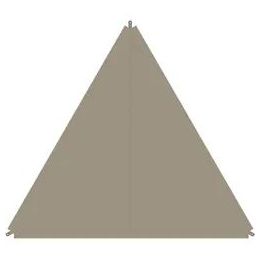 Sonnensegel BENT "TC-Zip-Protect Canvas Single", gelb (oker mit rv abdeckung), Sonnensegel, B/T: 250cm x 250cm, Polycotton, B:250cm T:250cm