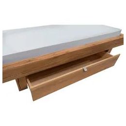 Bettschubkasten Home Affaire "Ultima", braun (natur), B:141cm H:25cm T:67,5cm, Massivholz, Schubladen, Bettschubkasten Bettschublade, im 2er Set, passend zum Bett "Ultima"