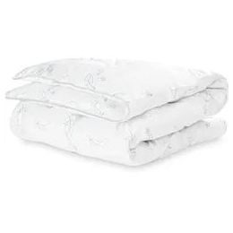 Julius Zöllner Daunenbettdecke JULIUS ZÖLLNER "Daunen-Ganzjahressteppbett", Baby, Gr. B/L: 100cm x 135cm, warm, weiß, Bezug: 100% Baumwolle. Füllung: 90% Entendaune, 10% Entenfeder, Bettdecken