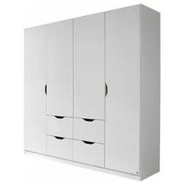 Kleiderschrank Rauch "Freising geräumiger Schrank Garderobe Schlafzimmerschrank", weiß, B:181cm H:197cm T:54cm, Schränke, mit Griffmulden und Schubkästen OTTO ́s Chois TOP PRODUKT