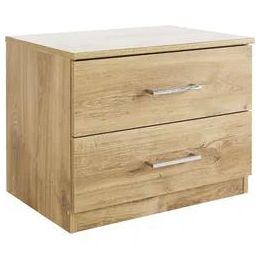 Schlafzimmer-Set wimex "Anna", braun (plankeneichefarben), B/H: 180cm x 200cm, Schlafzimmermöbel-Sets