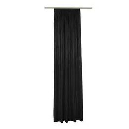 Vorhang WIRTH "LANGWASSER" Gr. 2, schwarz, B:135cm H:175cm, Jacquard, Polyacryl, Polyester, Gardinen