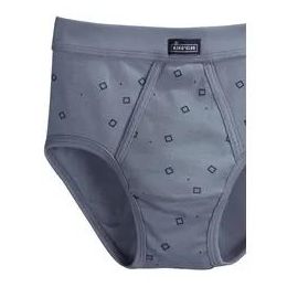 King&acute;S Club Slip KINGS CLUB, Herren, Gr. 7, 3 Stk., blau (sortiert), 100% Baumwolle, Unterhosen Slip