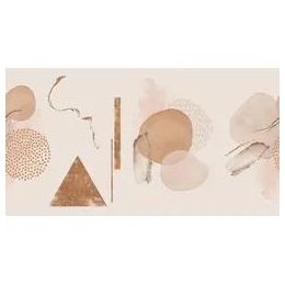 Livingwalls Fototapete LIVING WALLS "Walls by Patel Gold Mine", rosa (rosa, bronze), B:5m L:2,7m, Vlies, Tapeten, Vlies, Wand