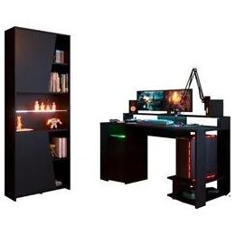 Jugendzimmer-Set Parisot "Gaming - Set", schwarz, Schlafzimmermöbel-Sets, Gaming-Set