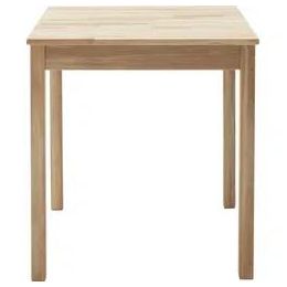 Esstisch MCA LIVING "Alfons, TOPSELLER", braun (wildeiche, wildeiche, wildeiche), B:50cm H:76cm T:70cm, Tische, Rechteckiger Esstisch Esstisch Holz-Esstische, Massivholztisch in Wildeiche geölt, belastbar bis 50 kg