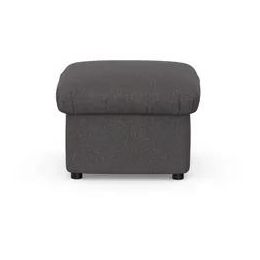 Hocker DOMO collection "Pegnitz", braun (schlamm), B:60cm H:39cm T:60cm, 100% Polyester, Hocker, Polsterhocker