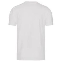 T-Shirt TRIGEMA "TRIGEMA T-Shirt DELUXE Baumwolle", Herren, Gr. XL, weiß, 100% Baumwolle, Basic, Shirts, Topseller