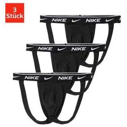 String Nike UNDERWEAR, Herren, Gr. M, schwarz, Jersey, Obermaterial: 95% Baumwolle, 5% Elasthan, Unterhosen, Jockstrap
