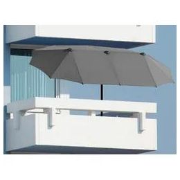 Balkonschirm Schneider Schirme "Salerno, TOPSELLER", grau (anthrazit), Obermaterial: 100% Polyester, Standschirme, mit Schutzhülle, ohne Schirmständer