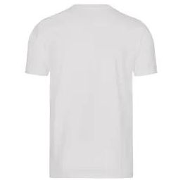 T-Shirt TRIGEMA "TRIGEMA T-Shirt DELUXE Baumwolle", Herren, Gr. L, weiß, 100% Baumwolle, Basic, Shirts, Topseller